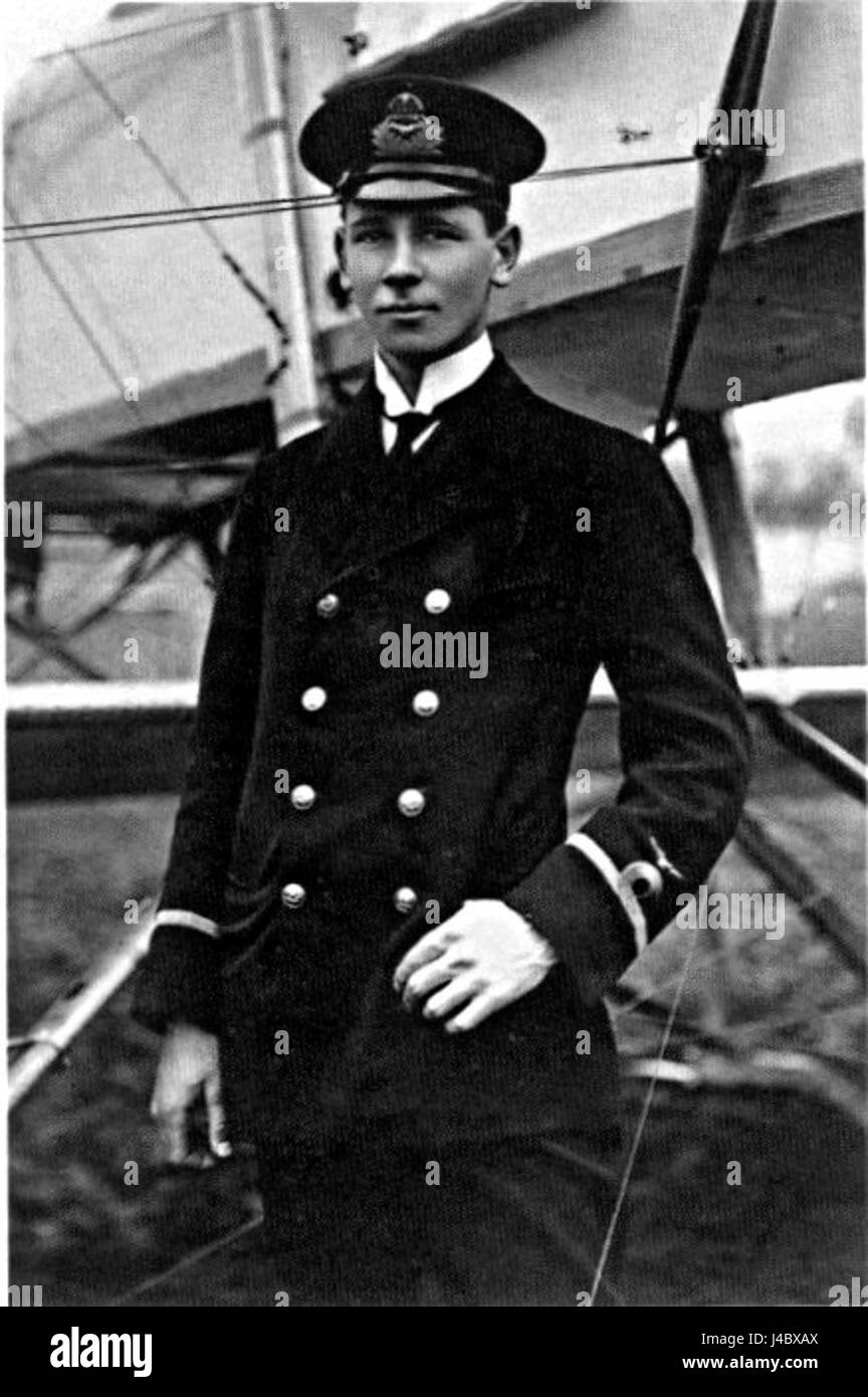 Reginald Warneford portrait 3 Stock Photo - Alamy