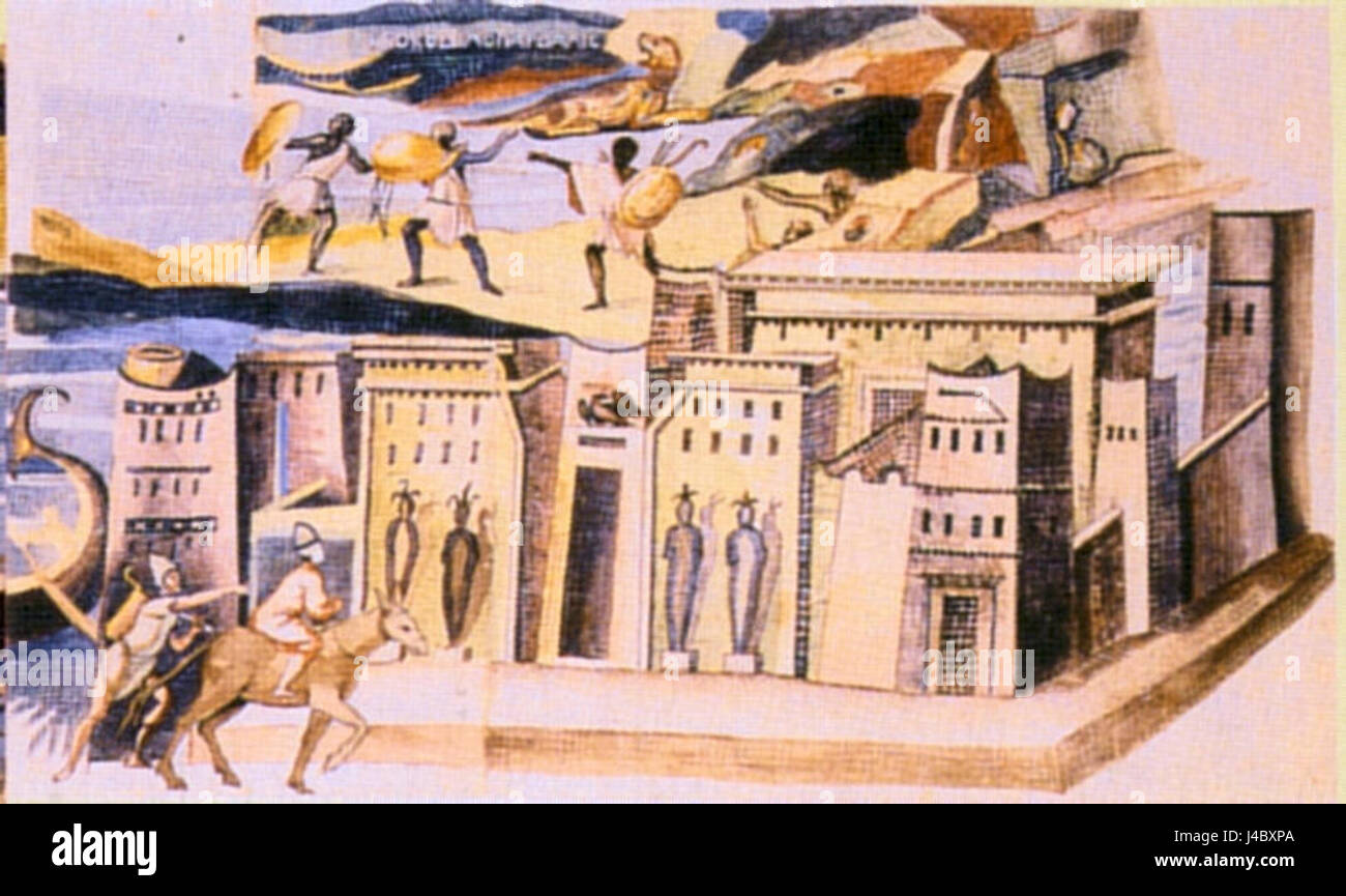 The *Praeneste Nile Mosaic* is a famed Roman mosaic depicting the Nile ...