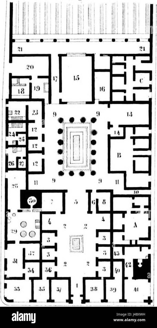 Roman house plan hi-res stock photography and images - Alamy