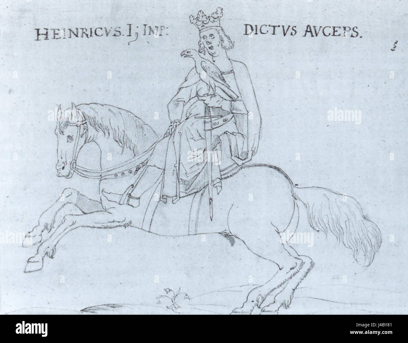 Reitender KÃ¶nig Heinrich I refers to the mounted portrait of King ...