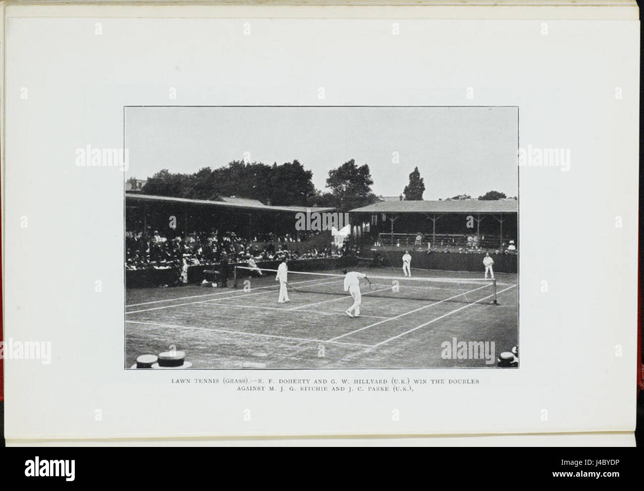 R.F. Doherty and G.F. Gillyard won the doubles event against M.J.G ...