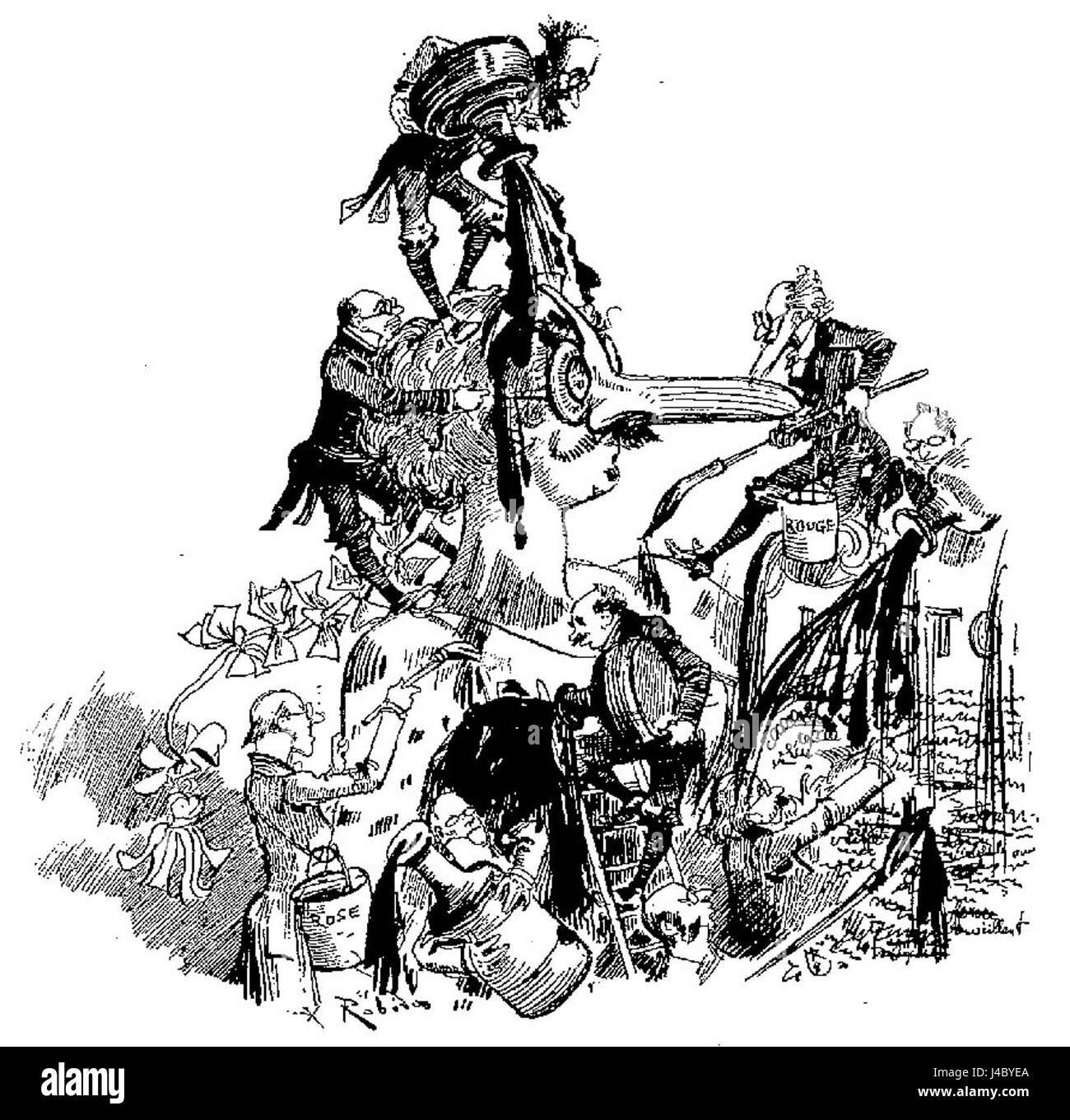 The image from 'VingtiÃ¨me SiÃ¨cle' by Albert Robida, published in the ...