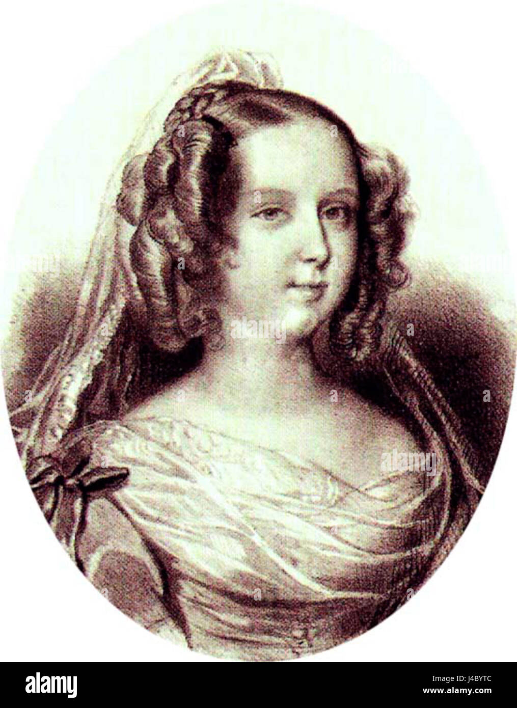 Queen Maria II Stock Photo - Alamy