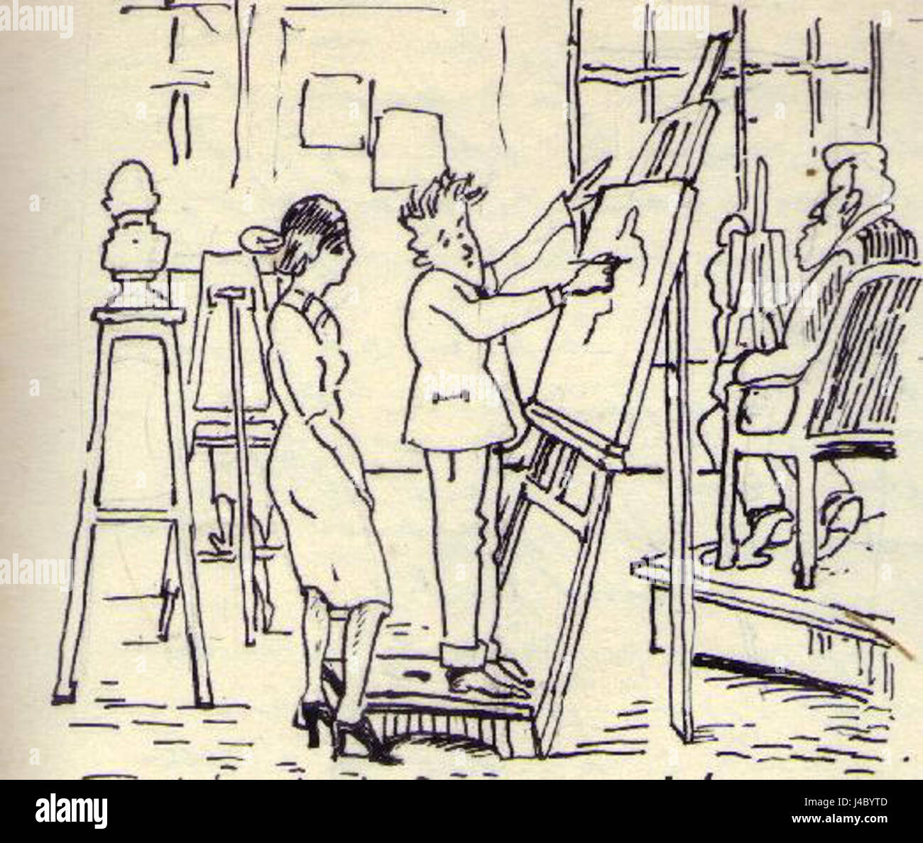 Pelichek teaching a live model class is a representation of artistic ...