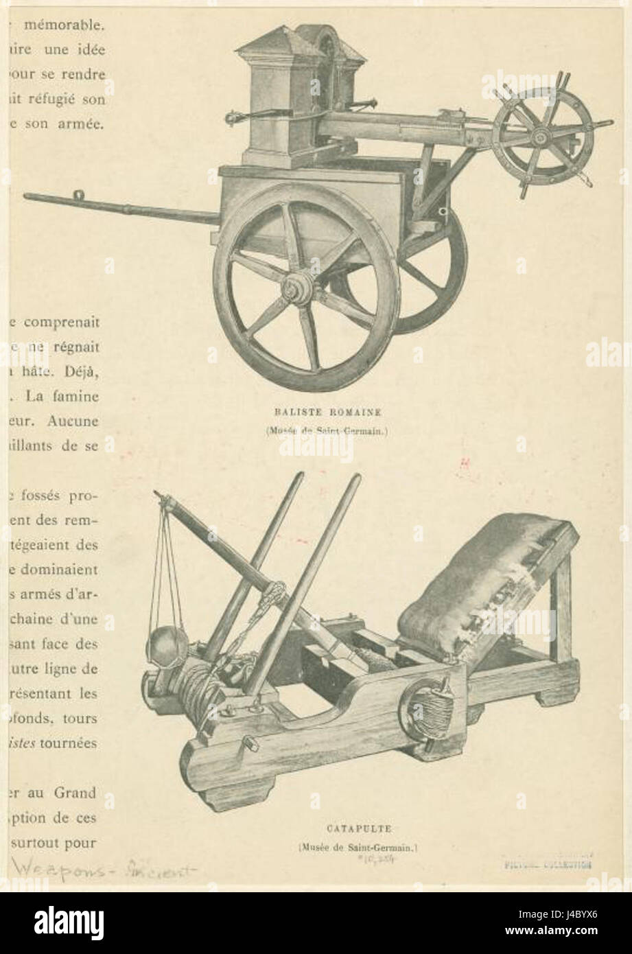 The Roman ballista was a large siege weapon used in ancient warfare ...