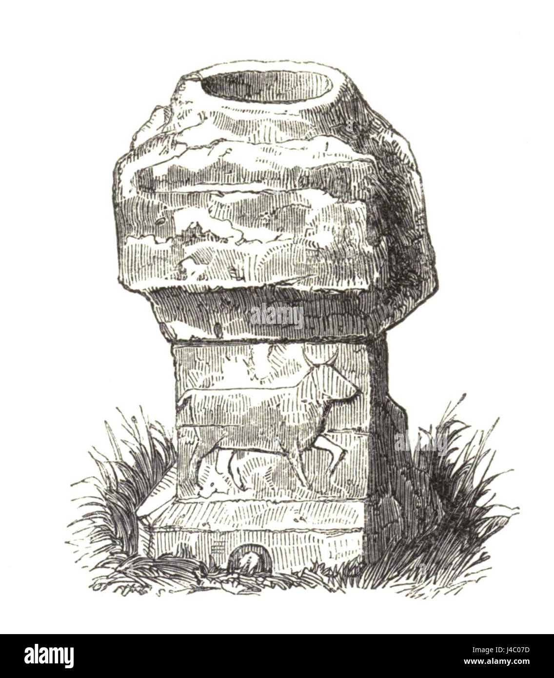 Roman altar stone Cut Out Stock Images & Pictures - Alamy