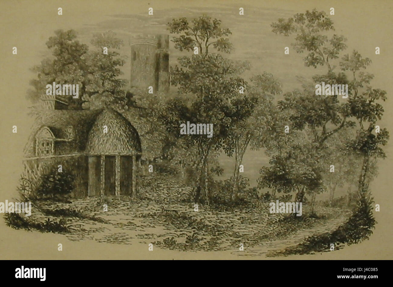 Prince's Tower in Jersey was constructed in 1844 and stands as a ...