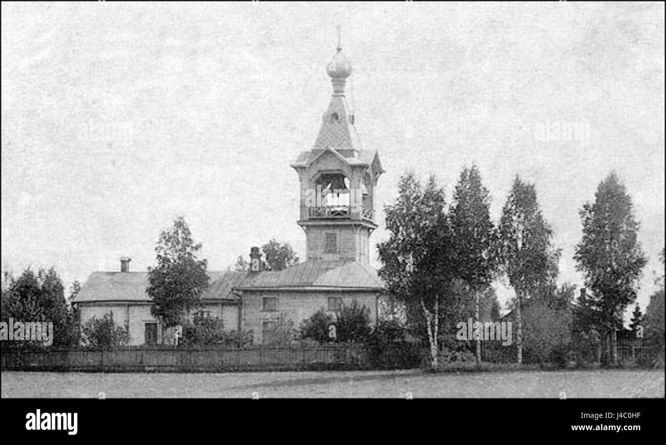 A historical image of Rezekne Molennaja in 1917, depicting the Russian ...