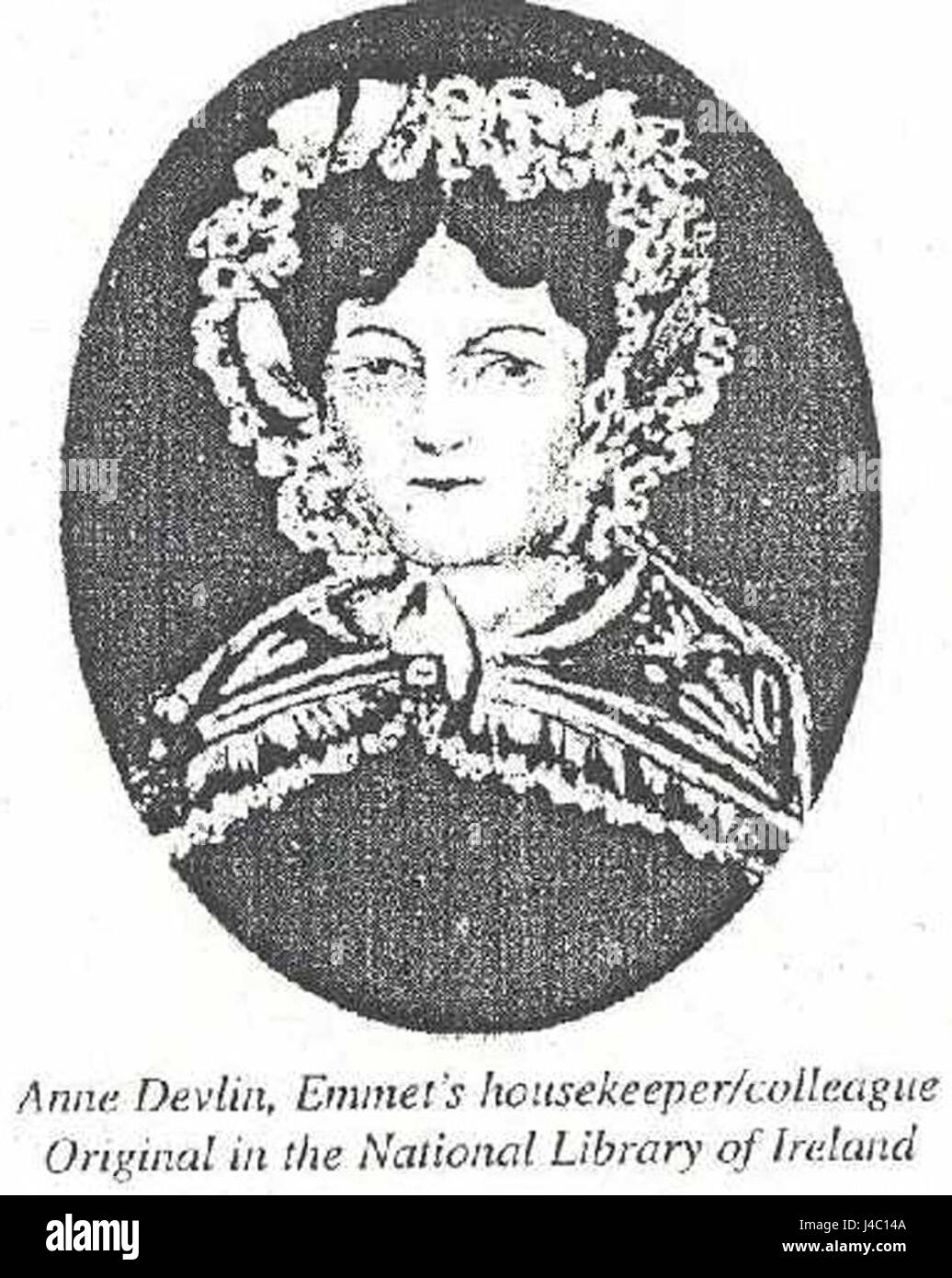 This portrait depicts Anne Devlin, an Irish nationalist and ...