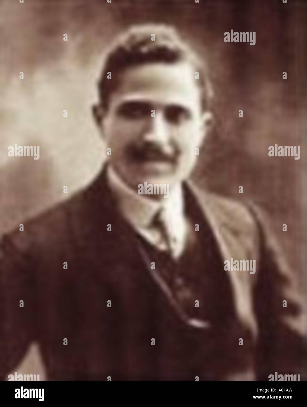 A portrait of Pietro Barilla Senior, an influential figure in the food ...