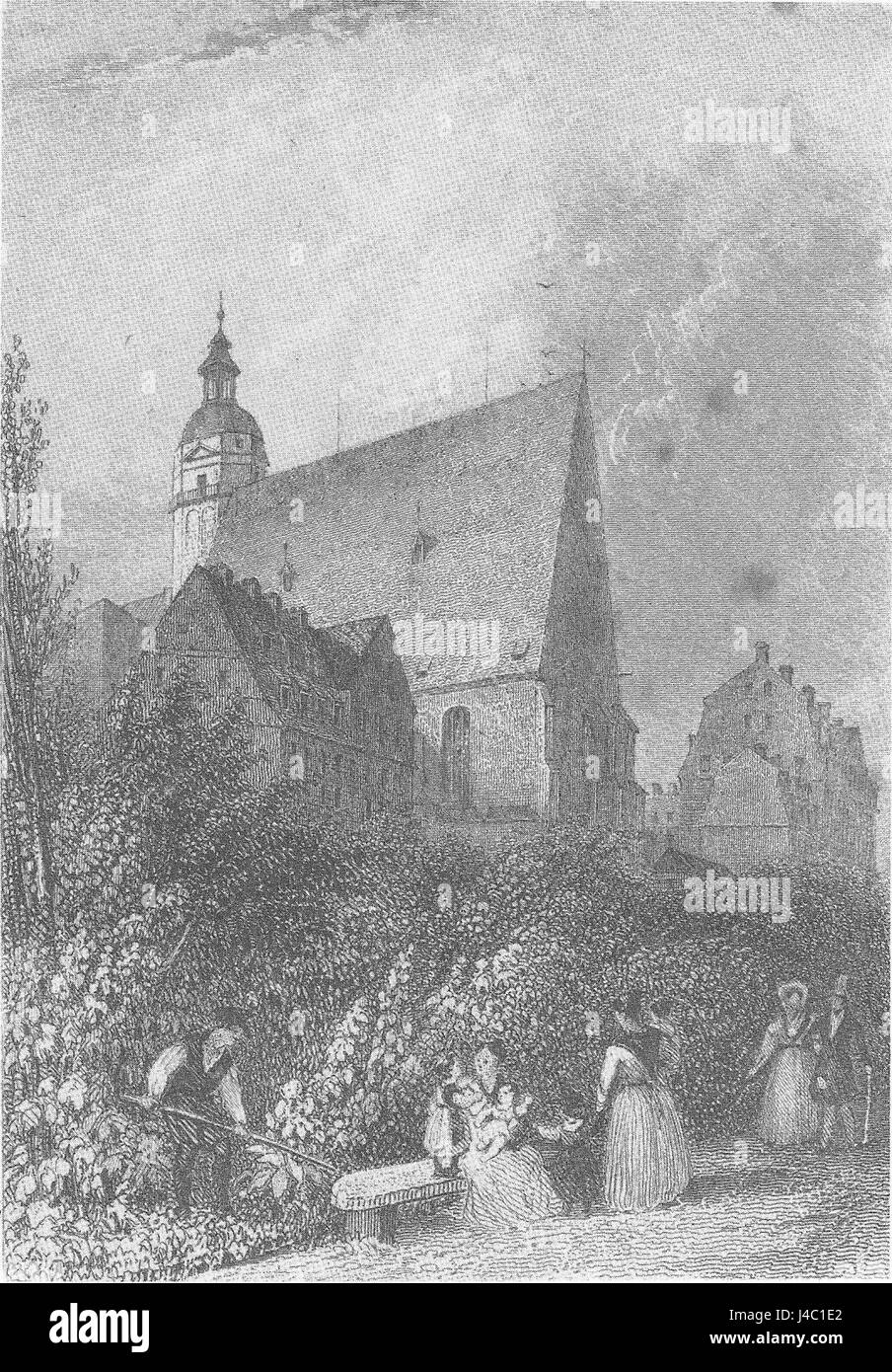 European church music Black and White Stock Photos & Images - Alamy