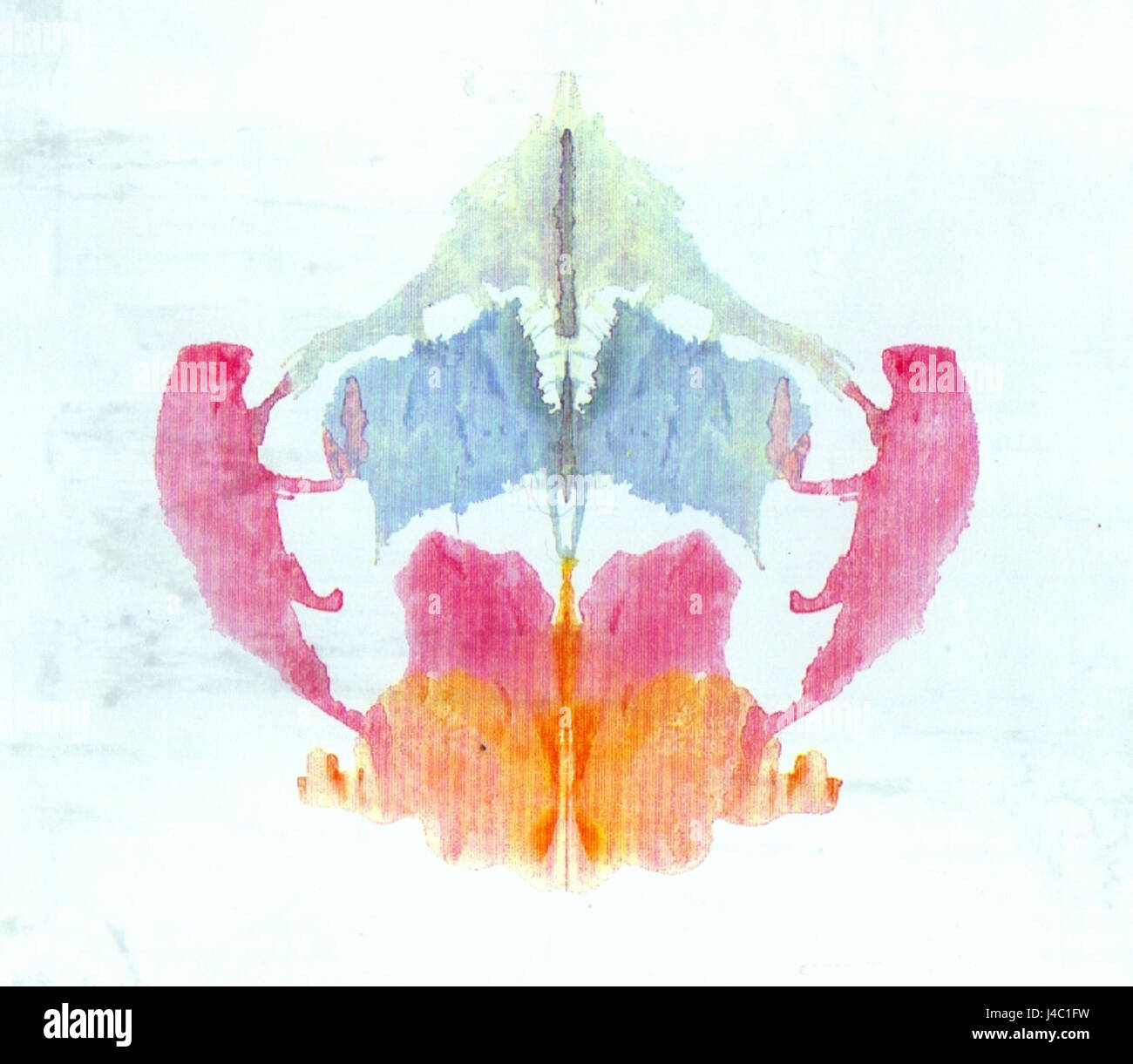 A Rorschach blot is a psychological test using inkblots to analyze ...