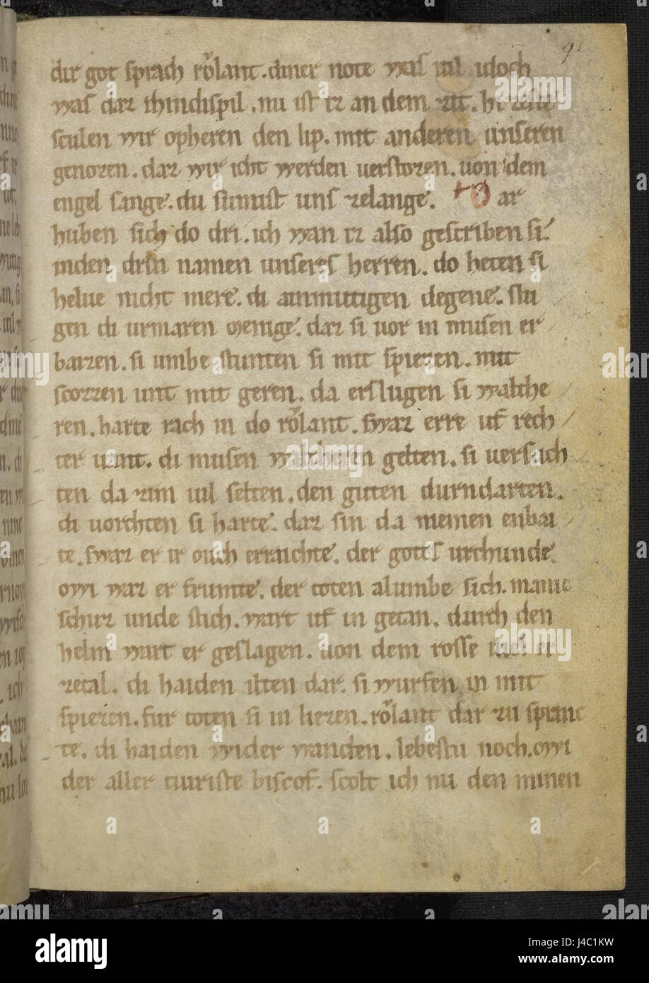Pfaffe Konrad's 'Rolandslied,' a medieval German epic poem, is ...