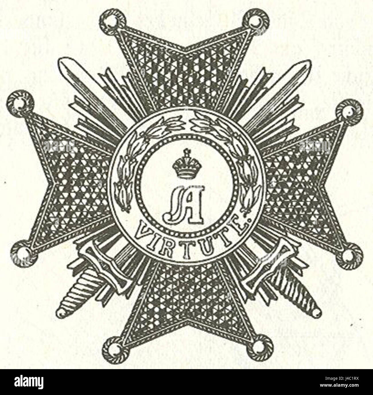 The plaque represents the rank of Commander First Class in the Order of ...
