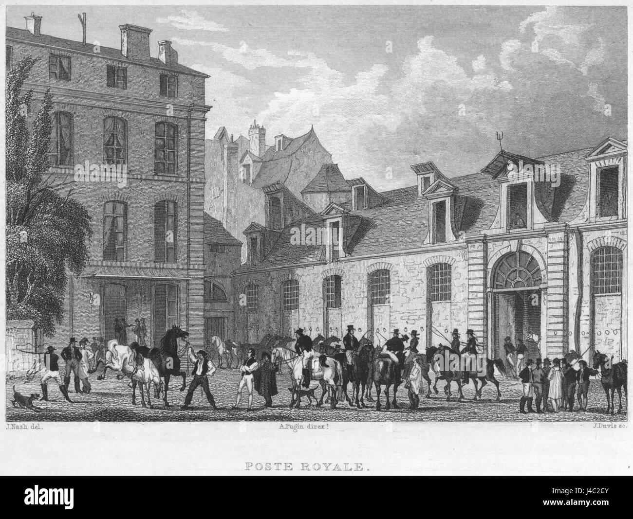 A historical postal reference or item from 1831, likely depicting the ...