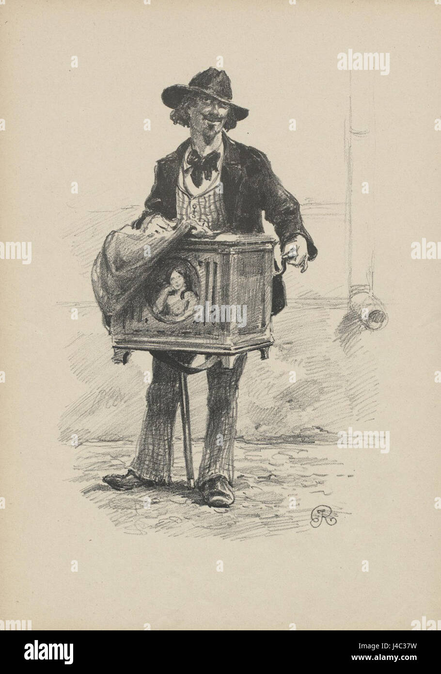 Street performer organ grinder in hi-res stock photography and images ...