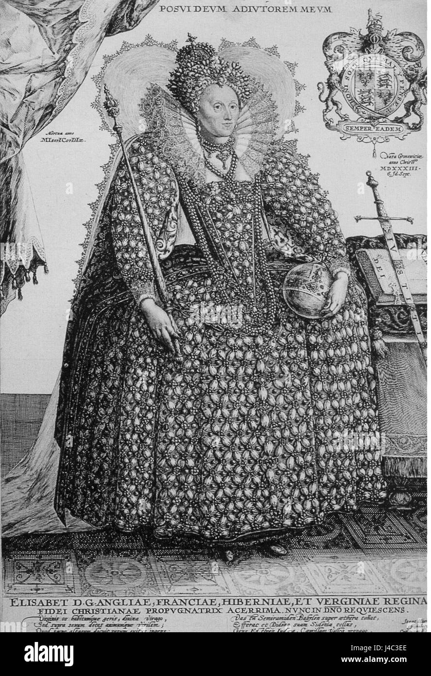 Elisabeth of england Black and White Stock Photos & Images - Alamy