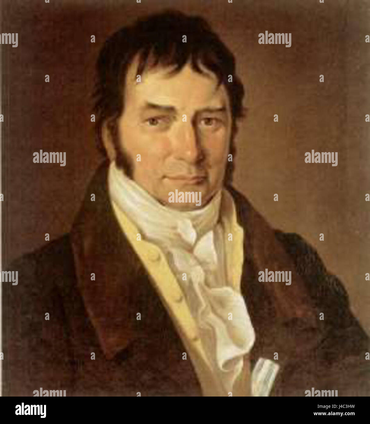 'Portraet Leers' is a historical portrait, likely depicting a notable ...