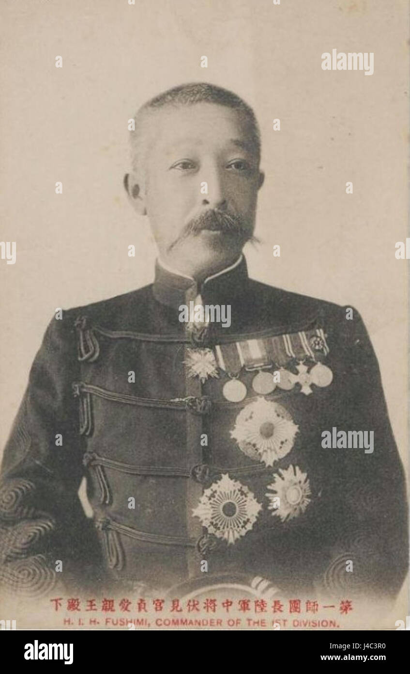 Prince Fushimi Sadanaru was a member of the Japanese imperial family ...