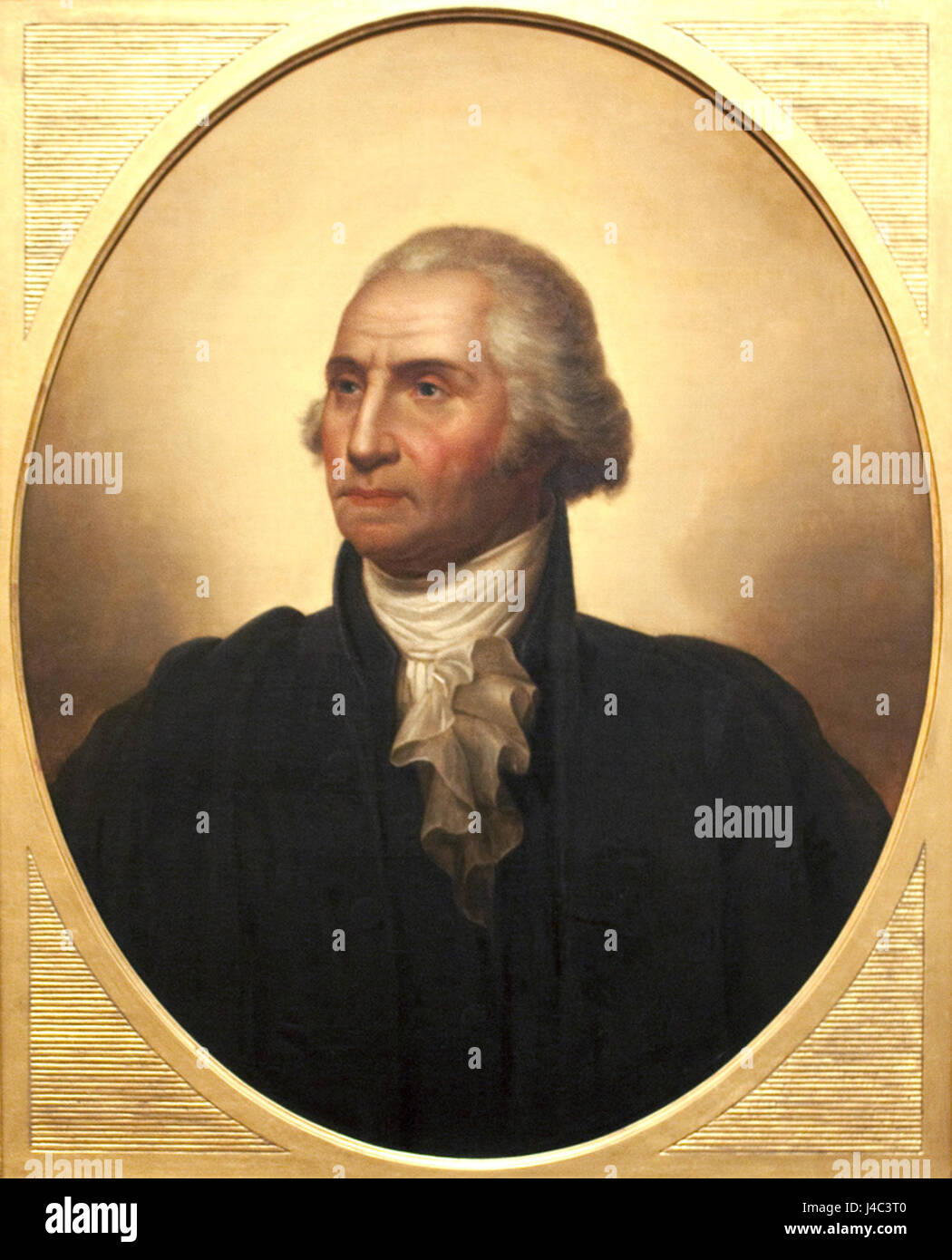 This portrait by Charles Willson Peale of George Washington was created ...