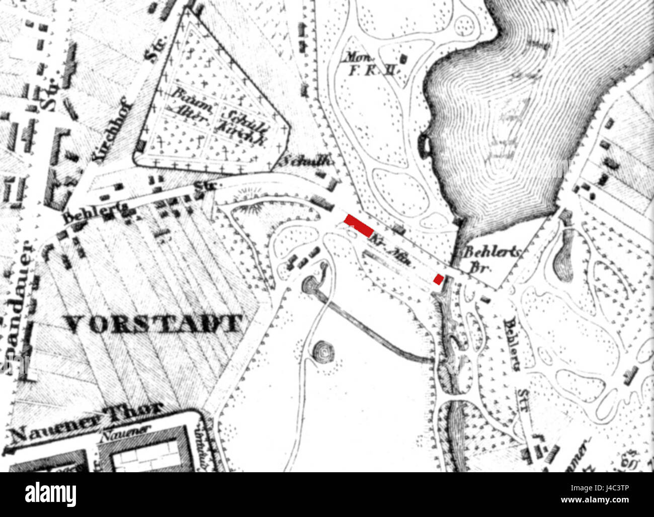 Vintage potsdam map hi-res stock photography and images - Alamy