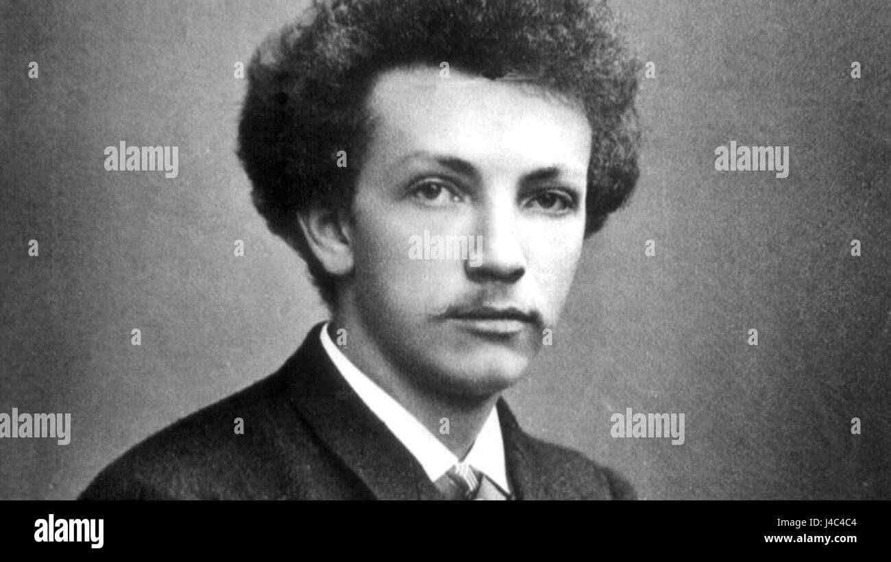 This photograph from 1888 depicts Richard Strauss, a renowned German ...