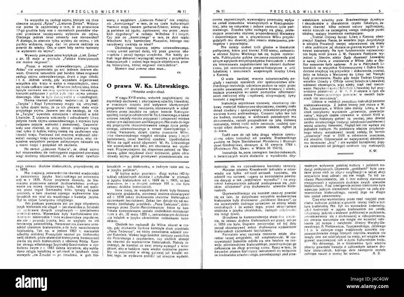 This is an edition of 'Przeglad Wilenski' from 1929, a Polish-language ...