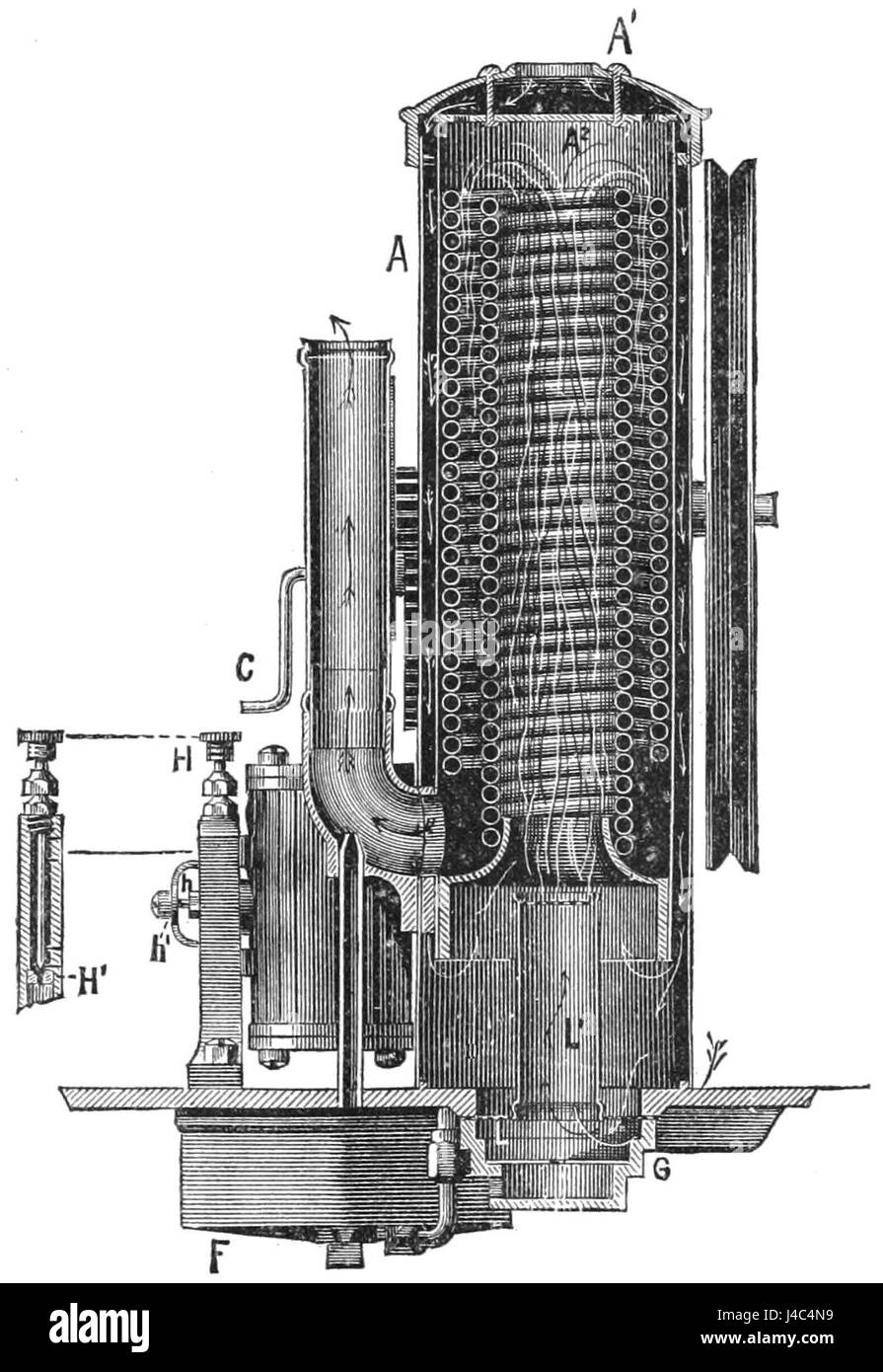 19th century steam generator hi-res stock photography and images - Alamy