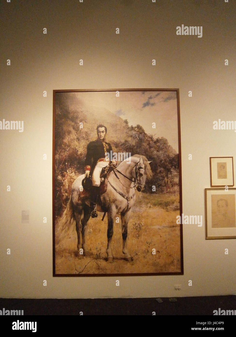 The 'Pintura del Libertador' by Arturo Michelena is a famous portrait ...