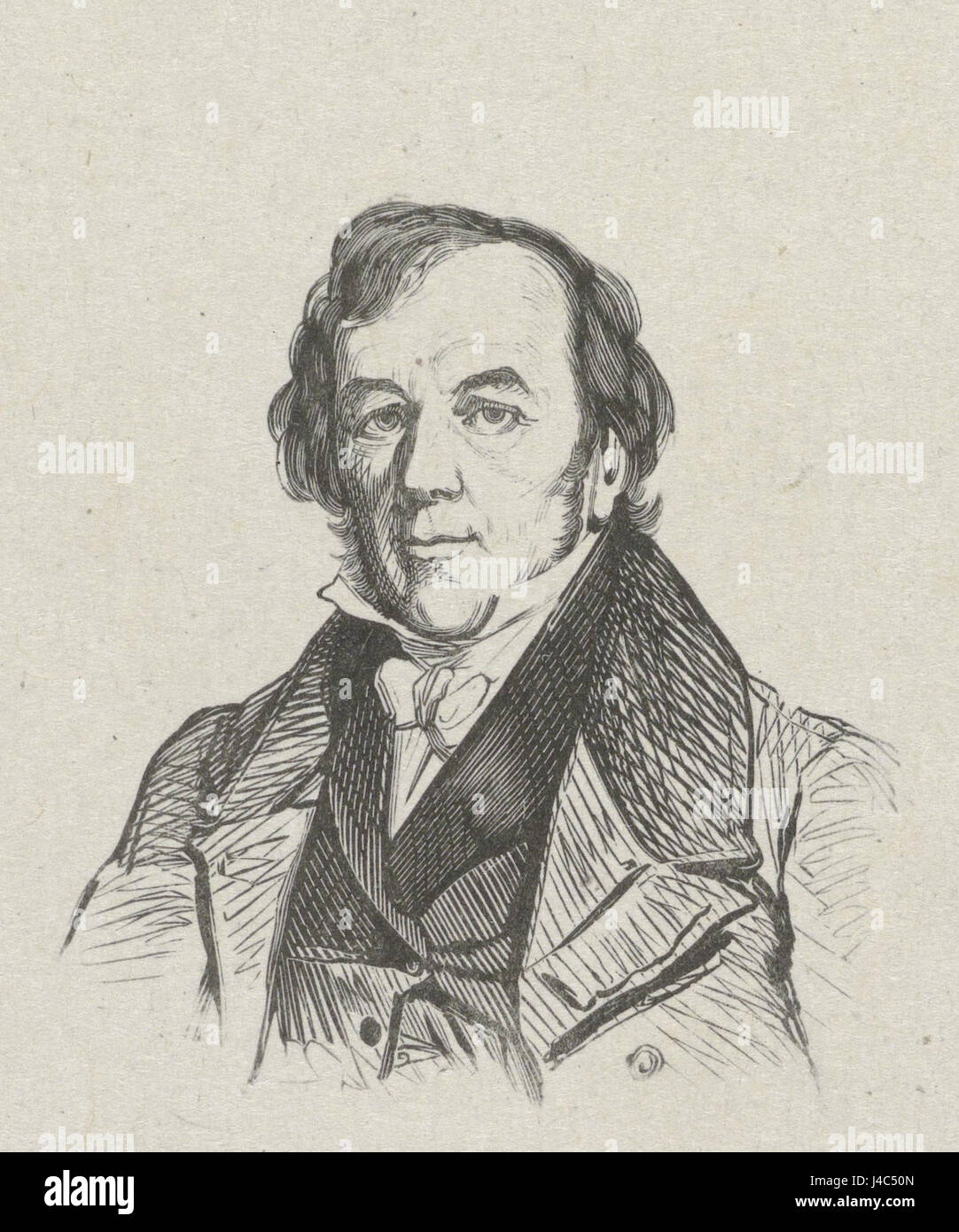 A portrait of Louis Moritz, painted by Johan Coenraad Hamburger ...