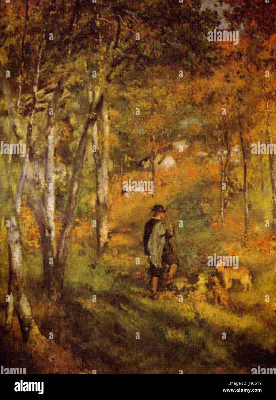 'Le Coeur et ses chiens' (The Heart and His Dogs) is an 1866 painting ...