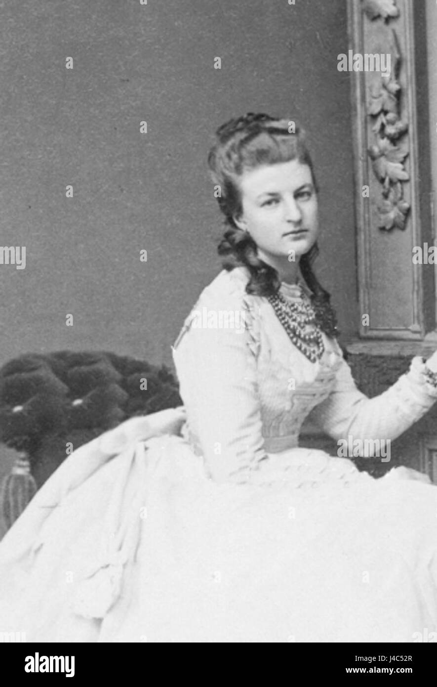 Princess Amalie of Saxe Coburg and Gotha Stock Photo - Alamy