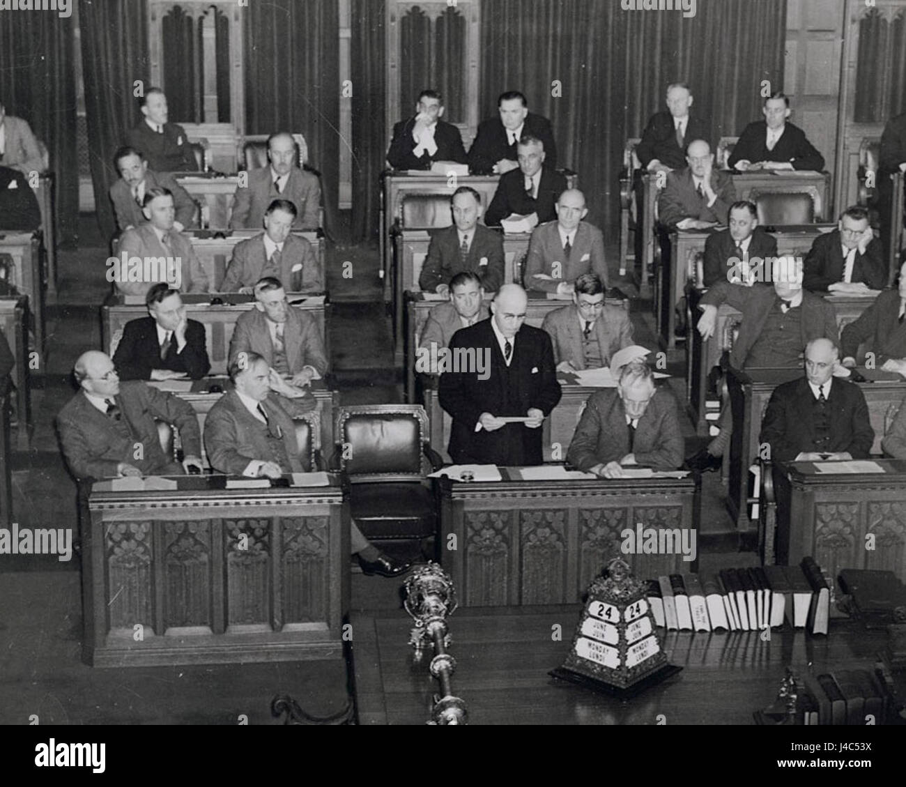 The Ralston House of Commons refers to a historical image or reference ...
