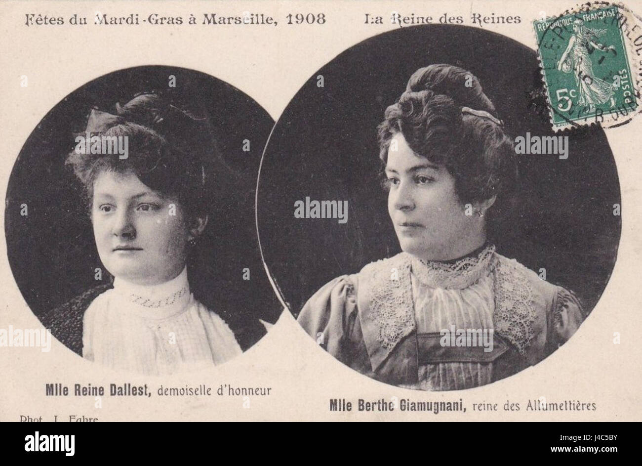 The 1908 *Reine de Marseille* Mardi Gras celebration in Marseille ...