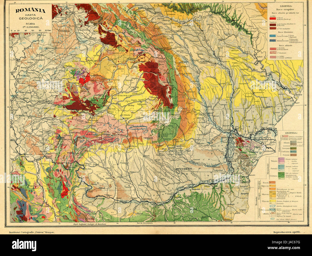 'RomGeolActual' appears to refer to a geological or geological mapping ...
