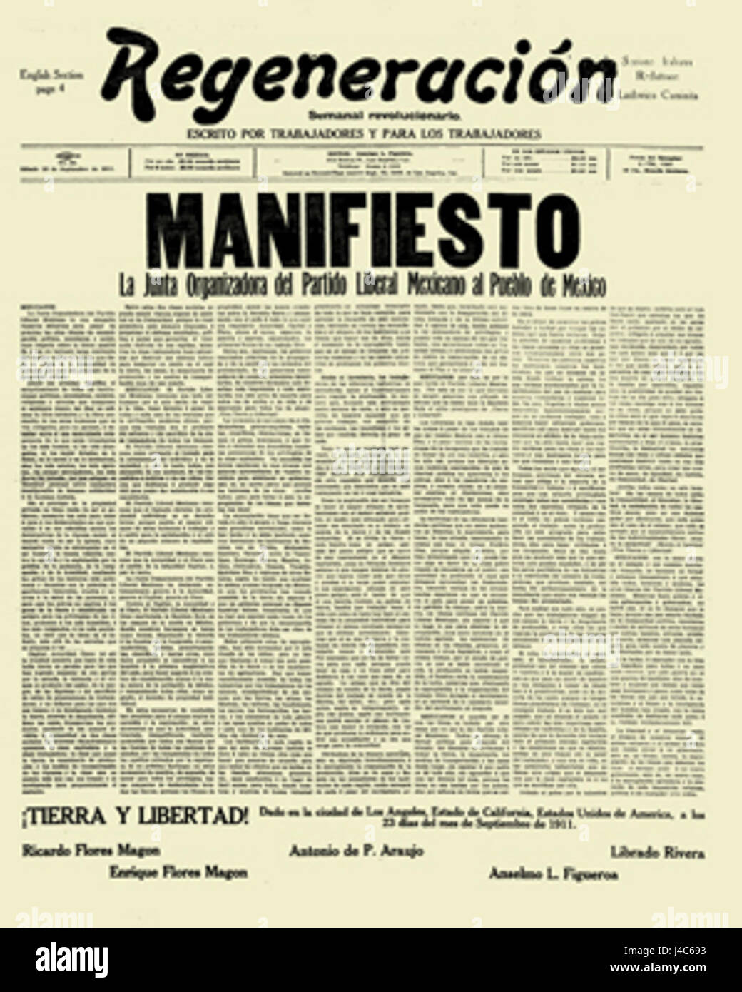 RegeneraciÃ³n was a Spanish-language newspaper from the early 20th ...