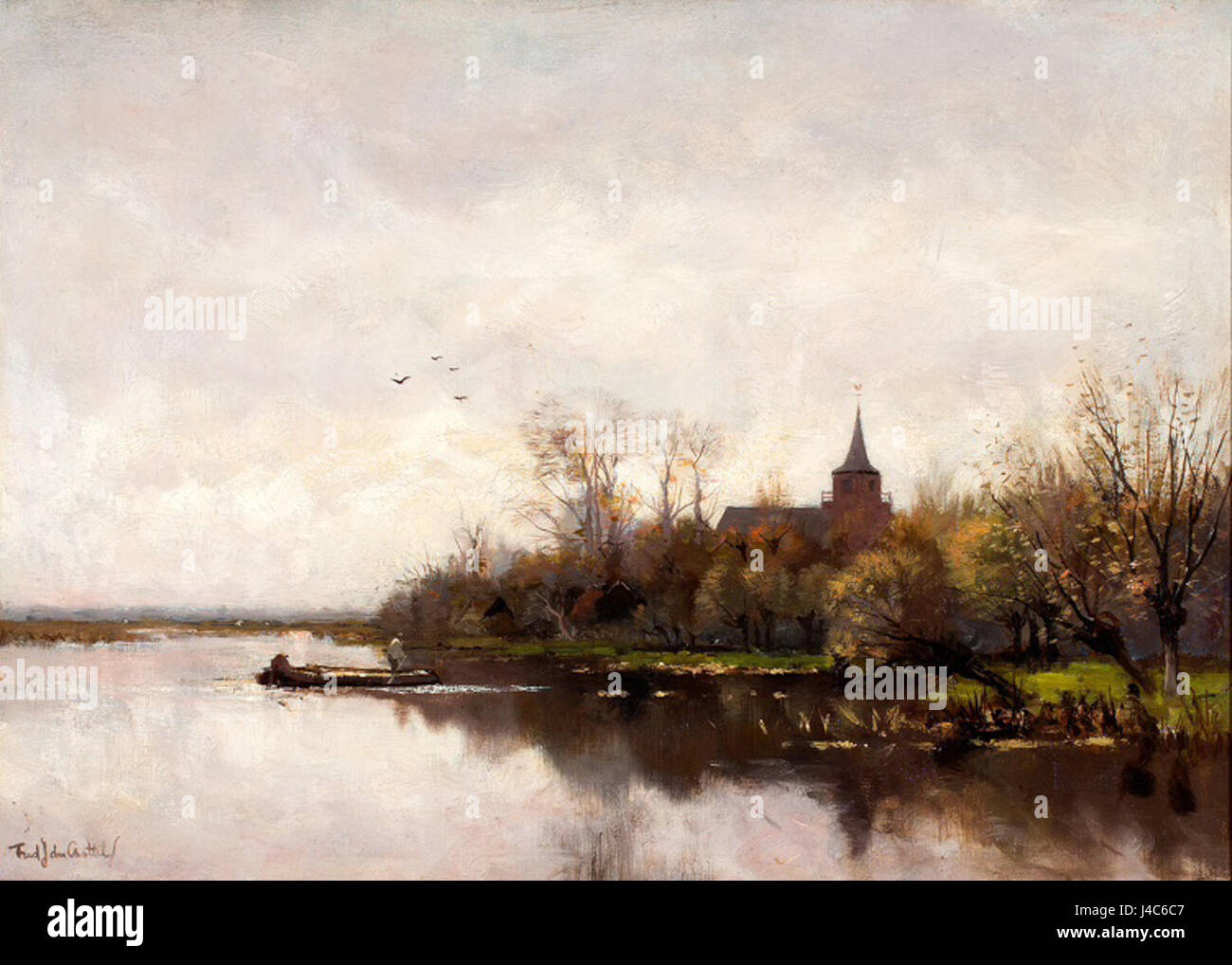 'Rossum Dorpsgezicht' refers to a village scene from Rossum, a ...