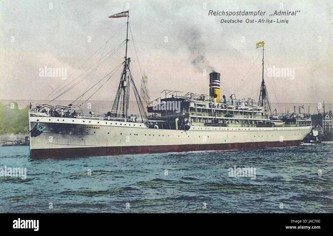 The Reichspostdampfer Admiral was a German steamship operating under ...