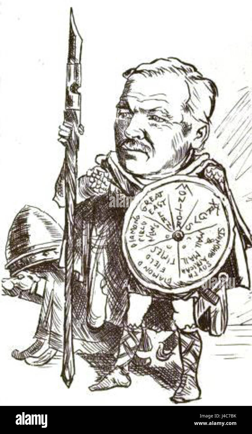 R W Murray Limner caricature by WH Schroeder Stock Photo - Alamy