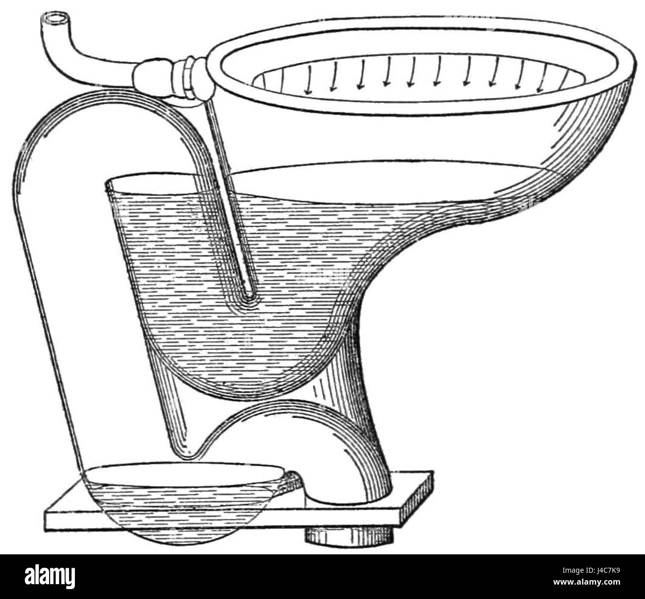 PSM V33 D319 features an illustration of a siphon water closet, a type ...