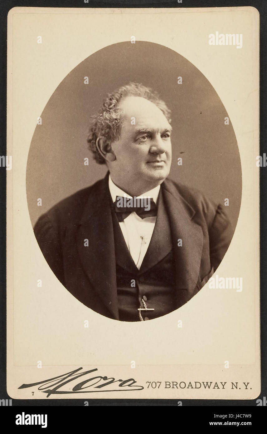This work is a portrait of P.T. Barnum, the famous American showman and ...
