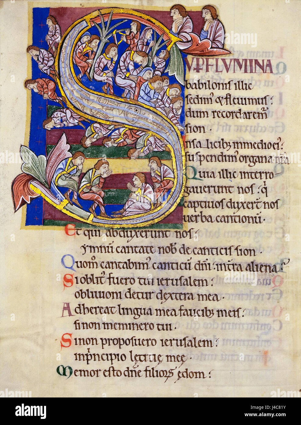 Psalm 136 Initial S Stock Photo - Alamy