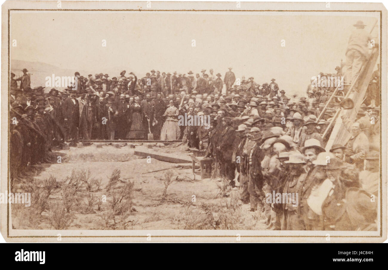 This title refers to the historical event on May 10, 1869, when the ...