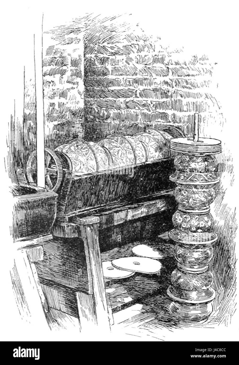 This image illustrates the glass etching process, a technique used to ...