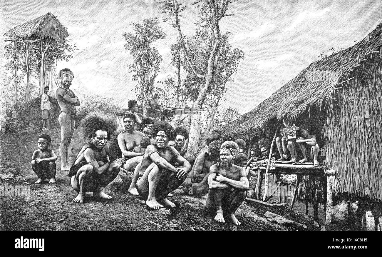 Papua new guinea tribe group Black and White Stock Photos & Images - Alamy
