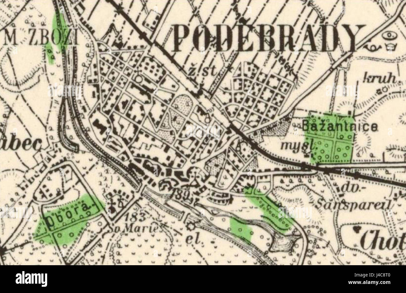 Podebrady, a town in the Czech Republic, is known for its rich history ...