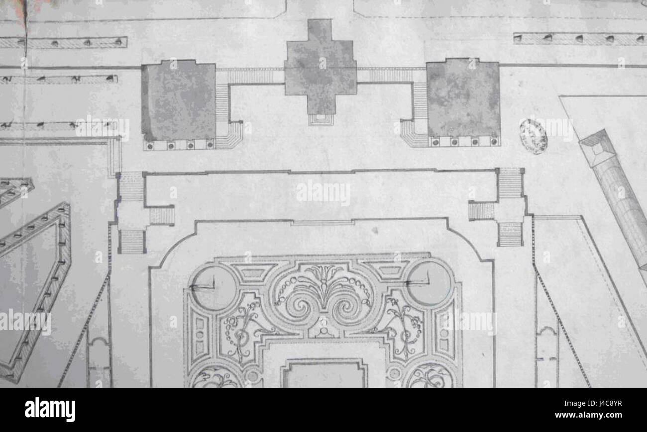 This title refers to a plan or map of the Meudon Cave and its ...