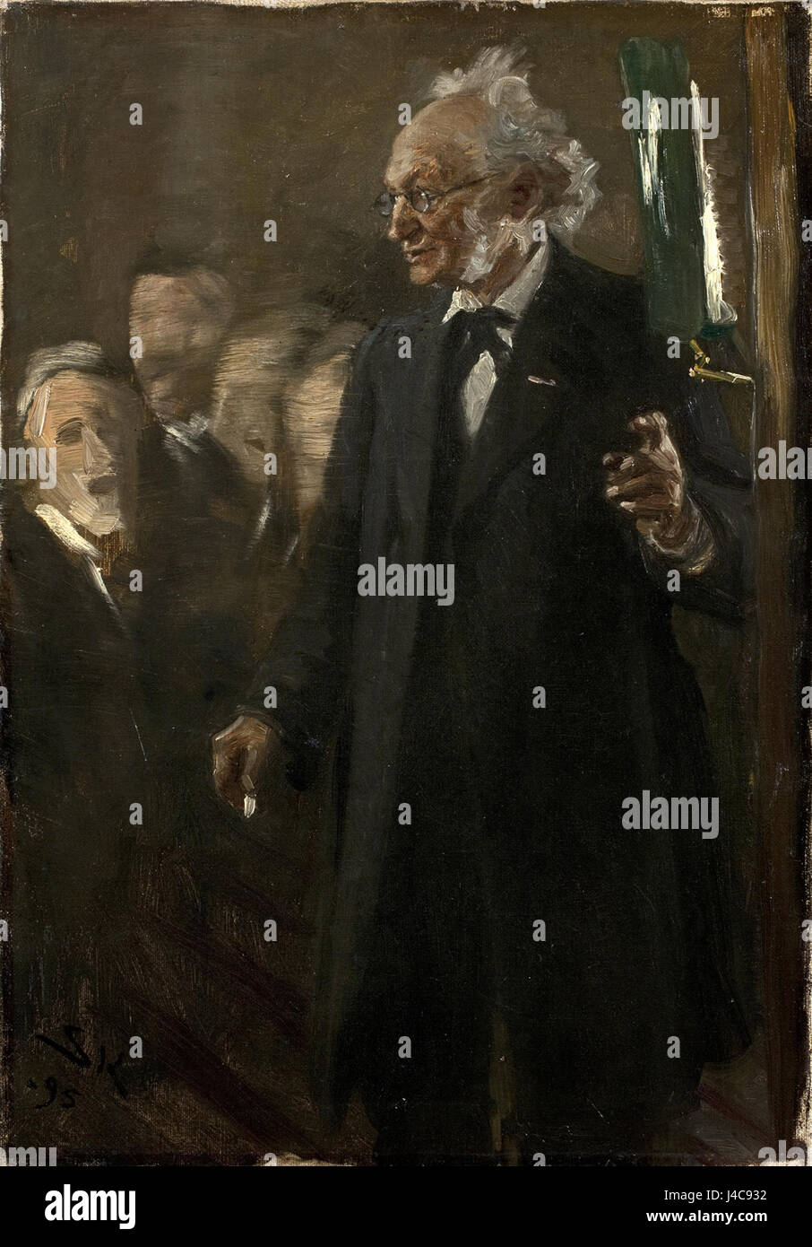 This image refers to Japetus Steenstrup, a Danish zoologist, giving a ...