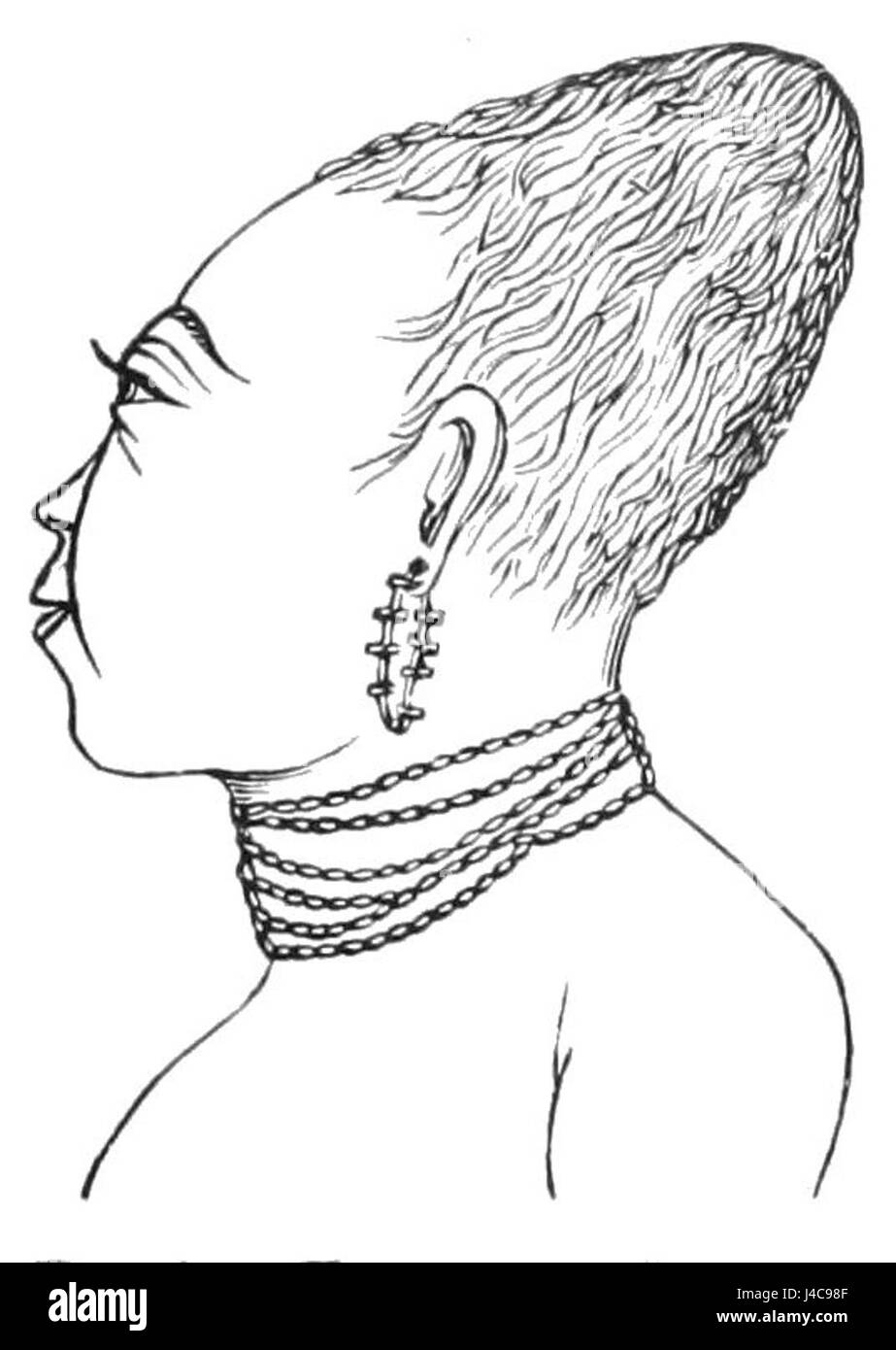 This illustration depicts a Flathead child, providing a visual ...