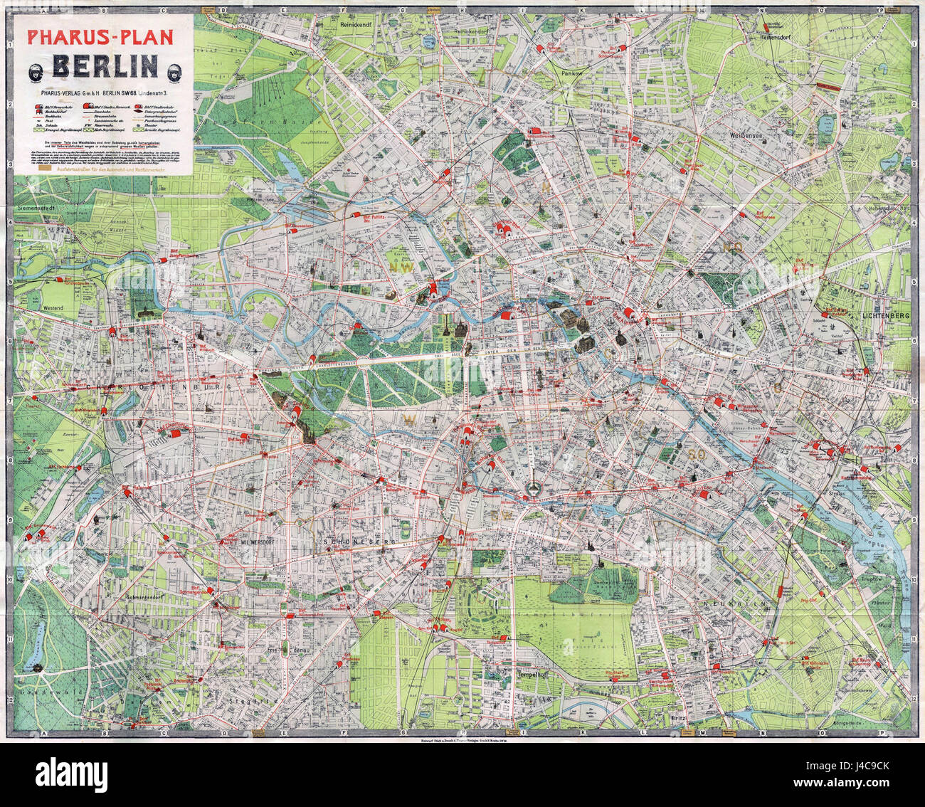 Pharus Berlin 1921 refers to a publication, likely a map, guide, or ...